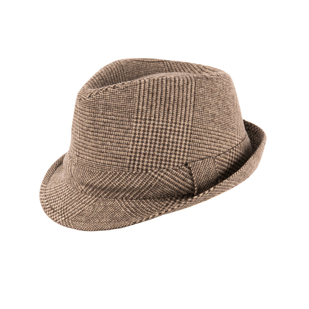 Elwood Prince of Wales Check Tweed Trilby Hat – MrParkersGifts